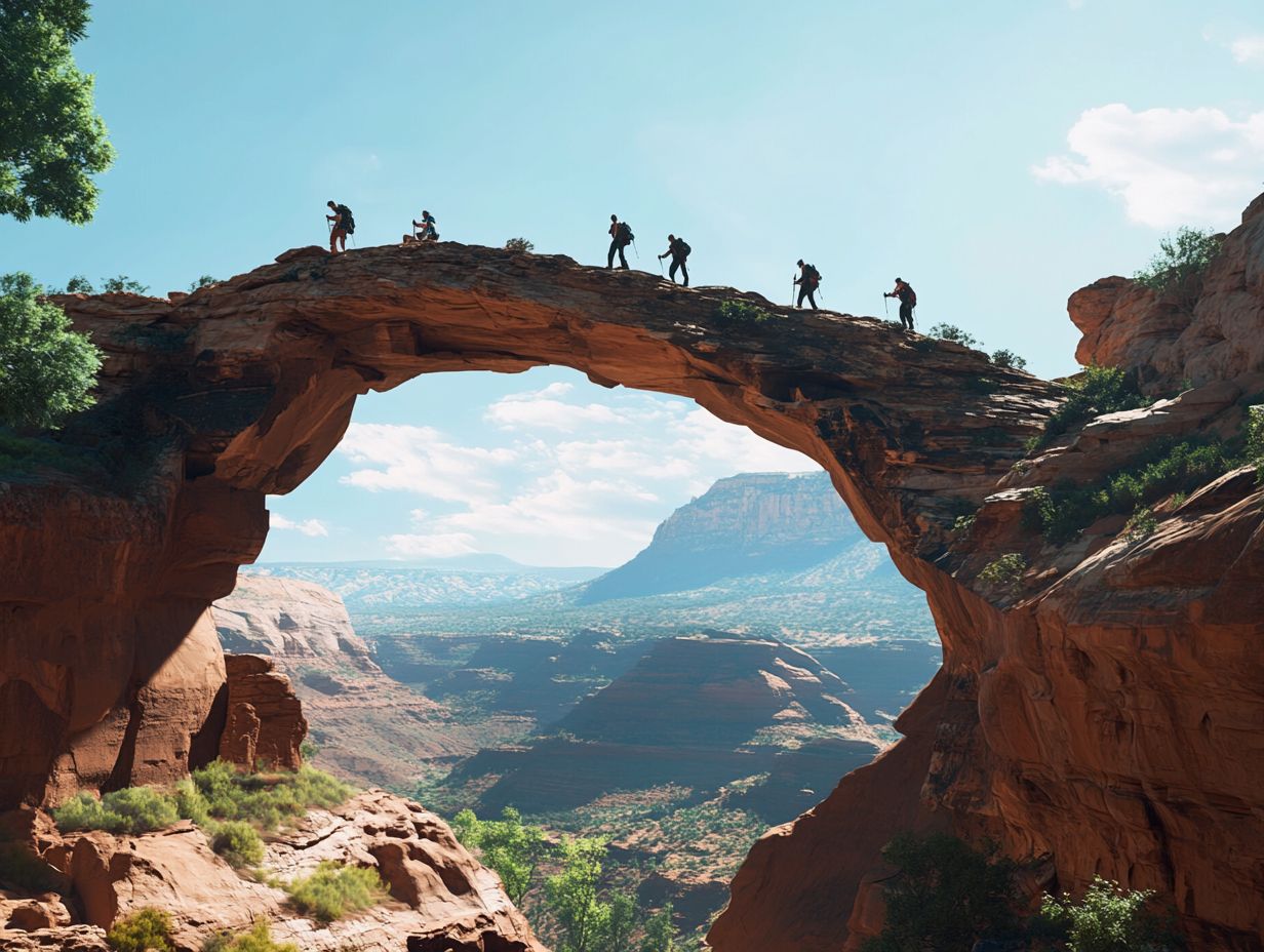Hiking Devil's Bridge Trail In Sedona AZ