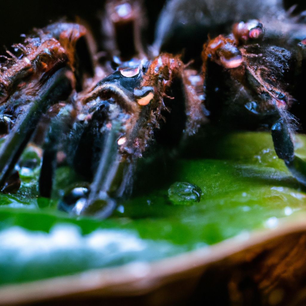 How tarantulas drink water – Pet Brilliant.com