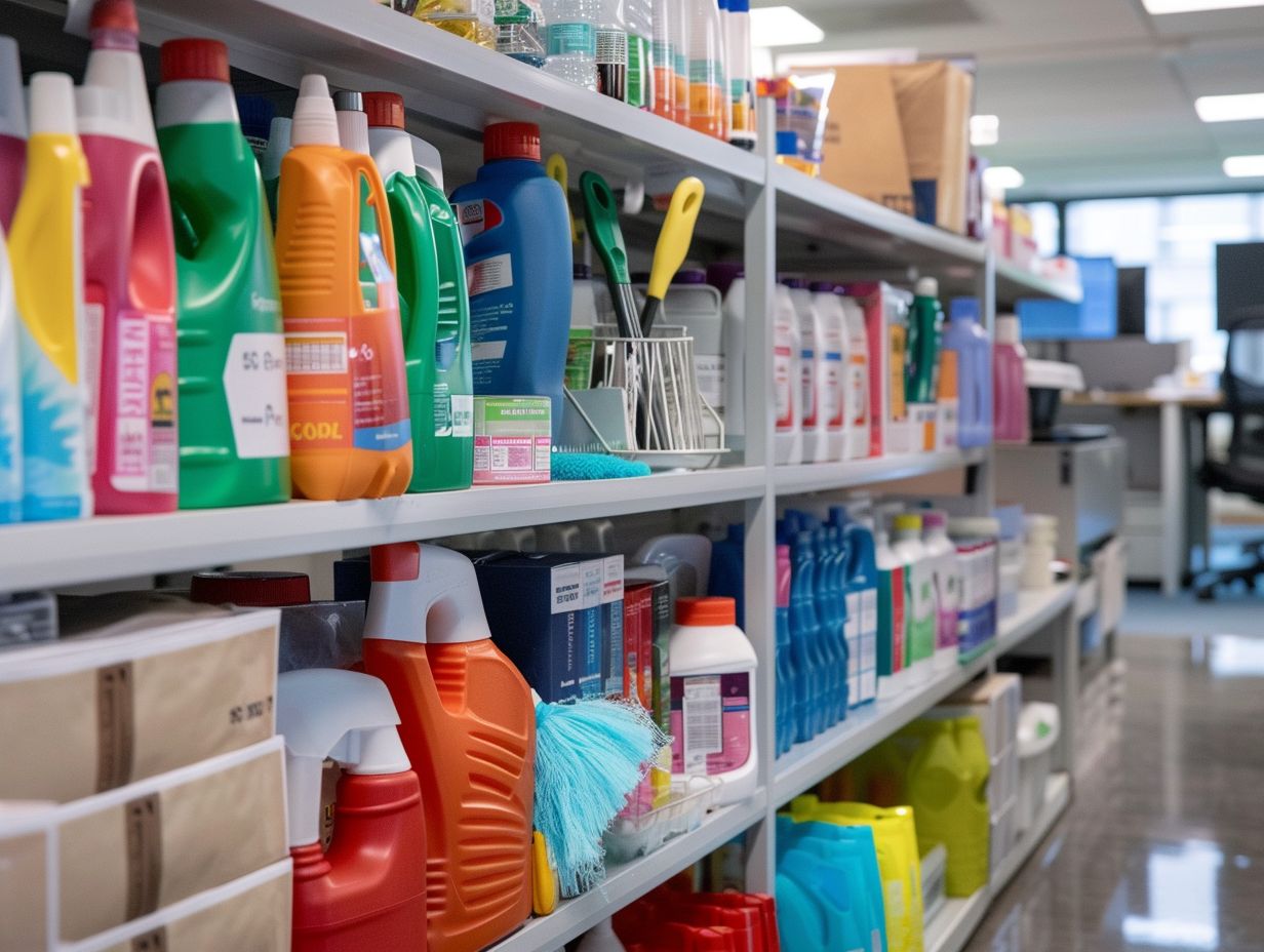 Janitorial supply store store