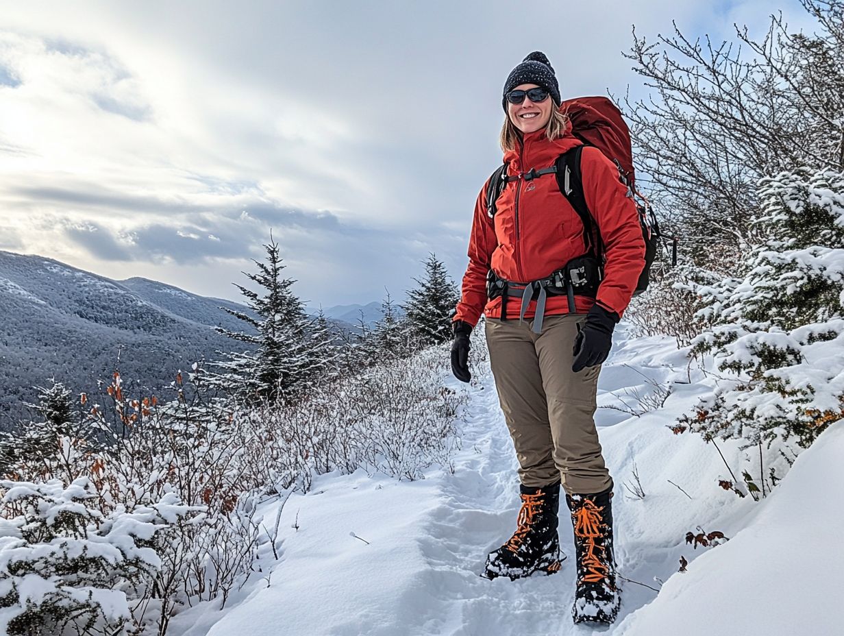 How to layer clothing for winter hiking - OutdoorGearExpert.com