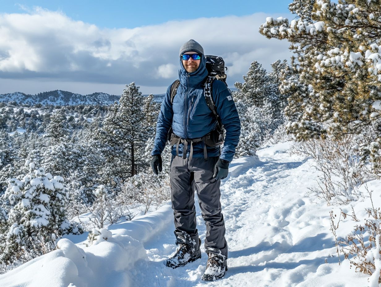 How to layer clothing for winter hiking - OutdoorGearExpert.com