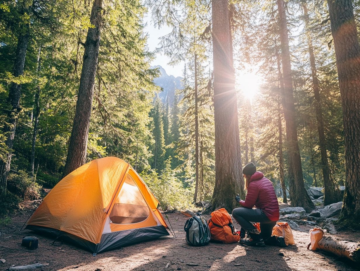 How to set up a camping tent - OutdoorGearExpert.com