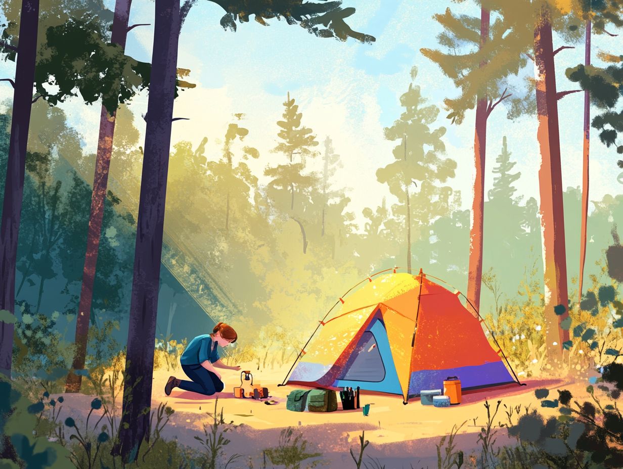 How to set up a camping tent - OutdoorGearExpert.com