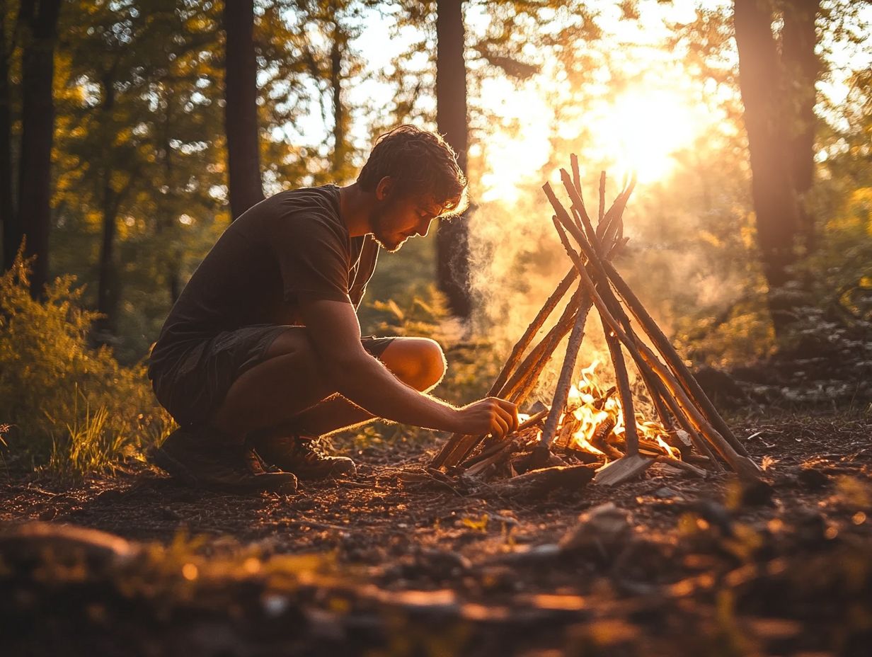 How to start a campfire without matches - OutdoorGearExpert.com