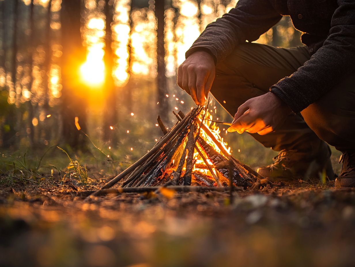 How to start a campfire without matches - OutdoorGearExpert.com