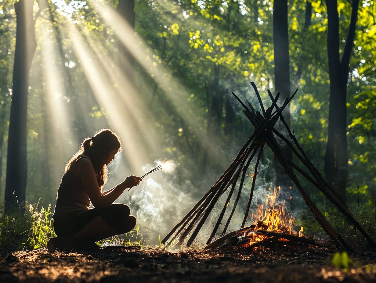 How to start a campfire without matches - OutdoorGearExpert.com