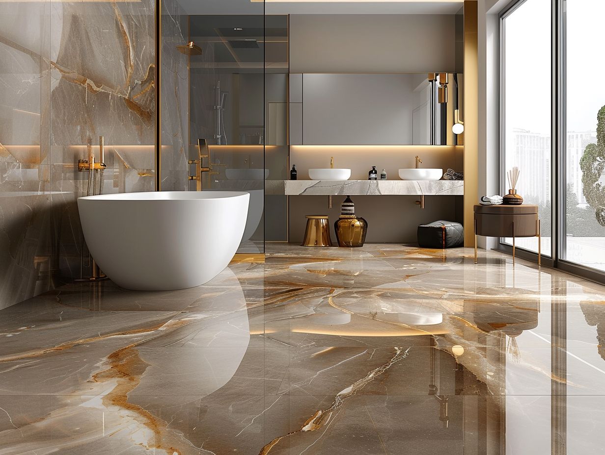 Luxury floor tiles store