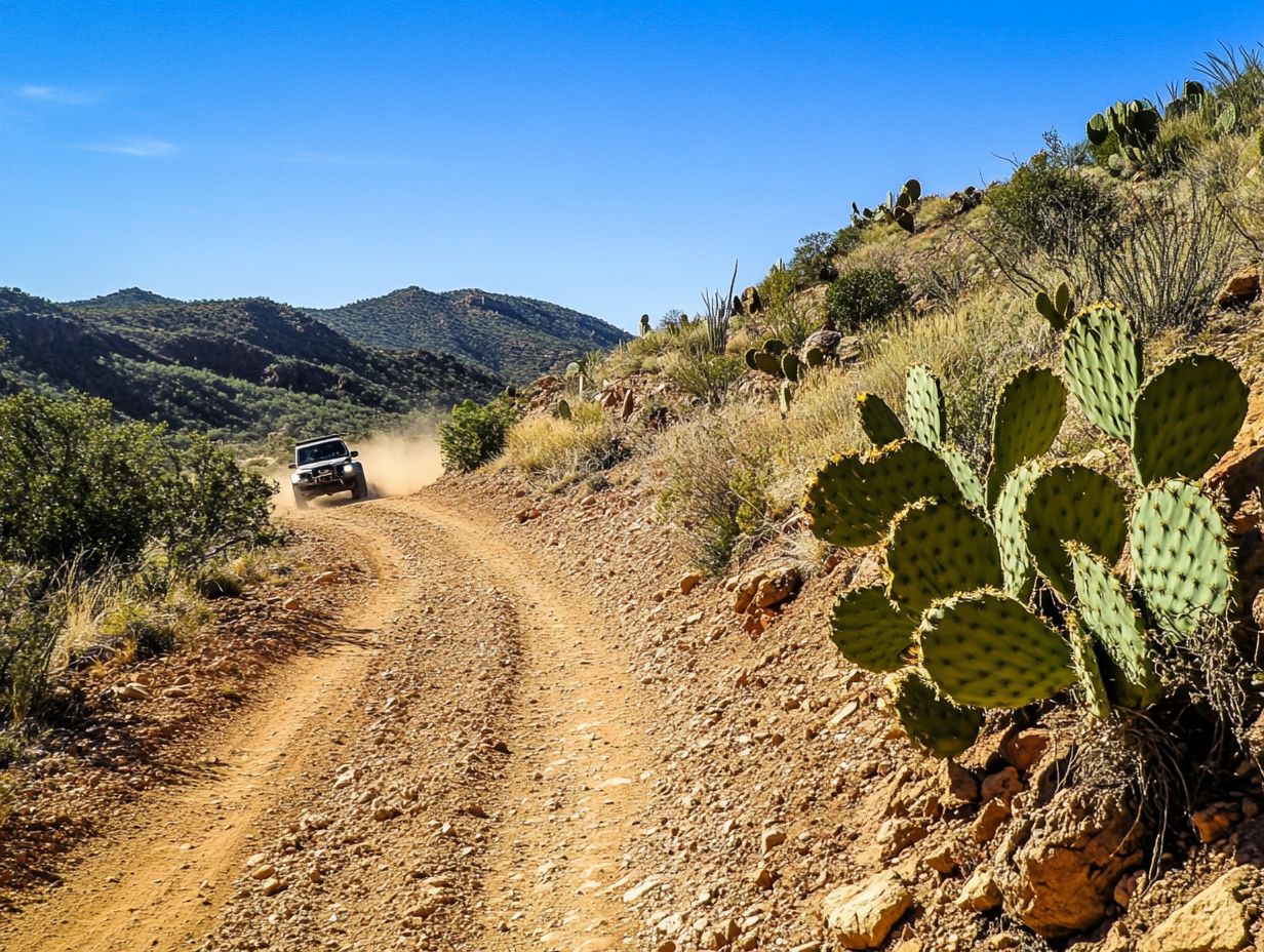 Off-Roading: Smiley Rock Trail near Jerome Arizona