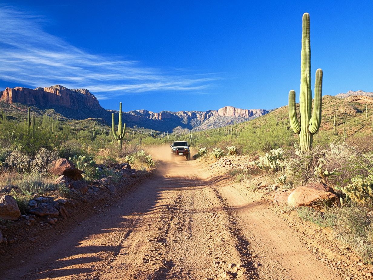 Off-Roading: Smiley Rock Trail near Jerome Arizona