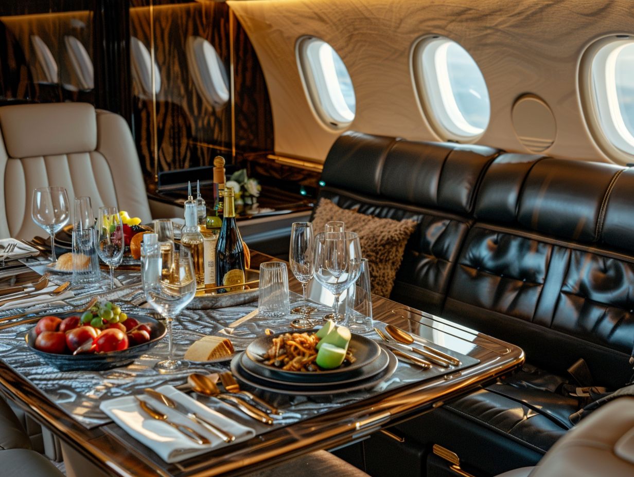 Private Jet Catering Services Gourmet Dining In The Sky
