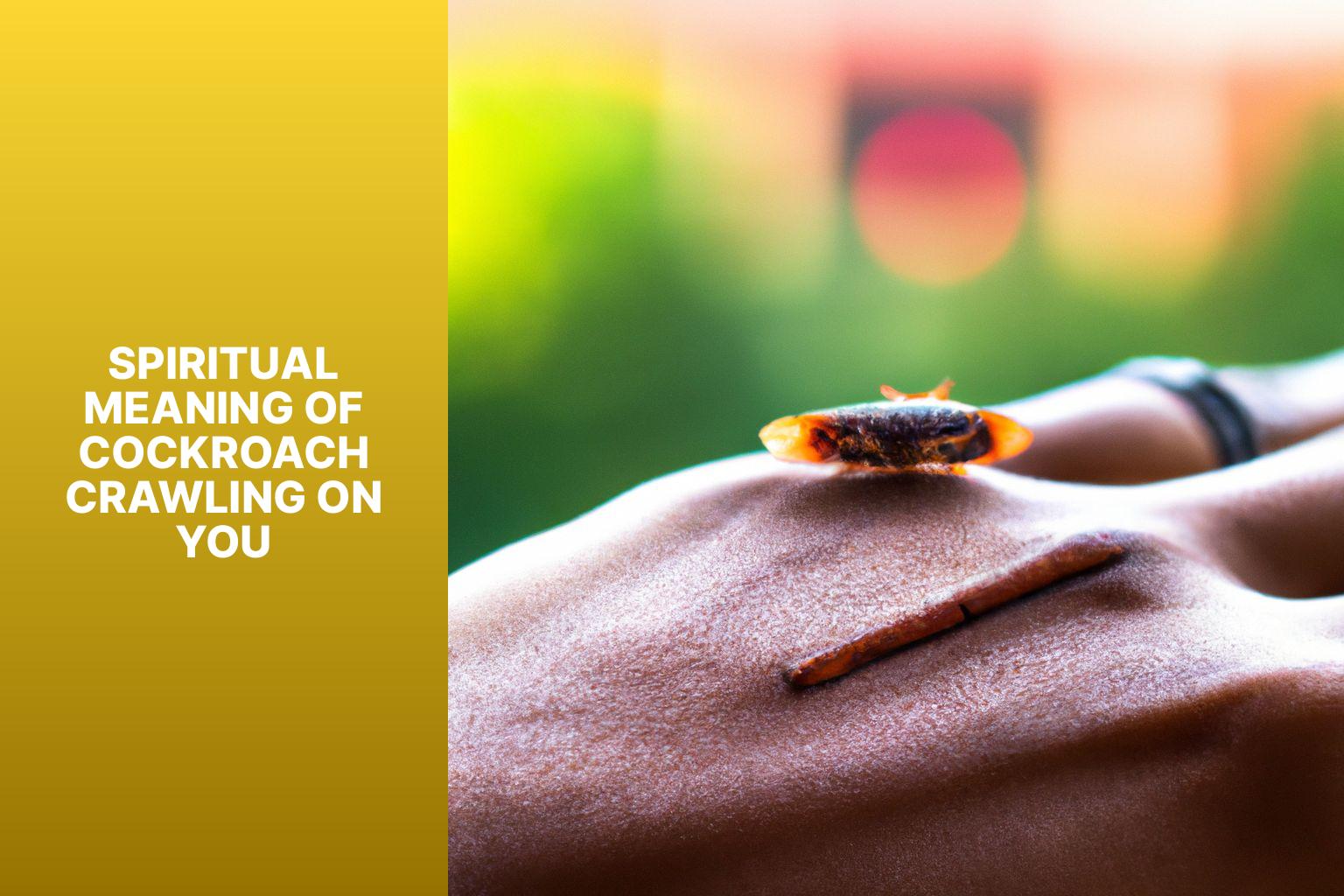 Discover the Spiritual Meaning of a Cockroach Crawling on You ...