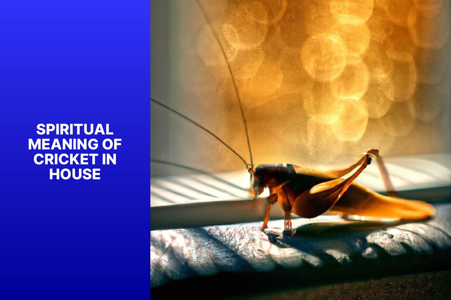 Unveiling the Spiritual Significance of Cricket in Your House ...