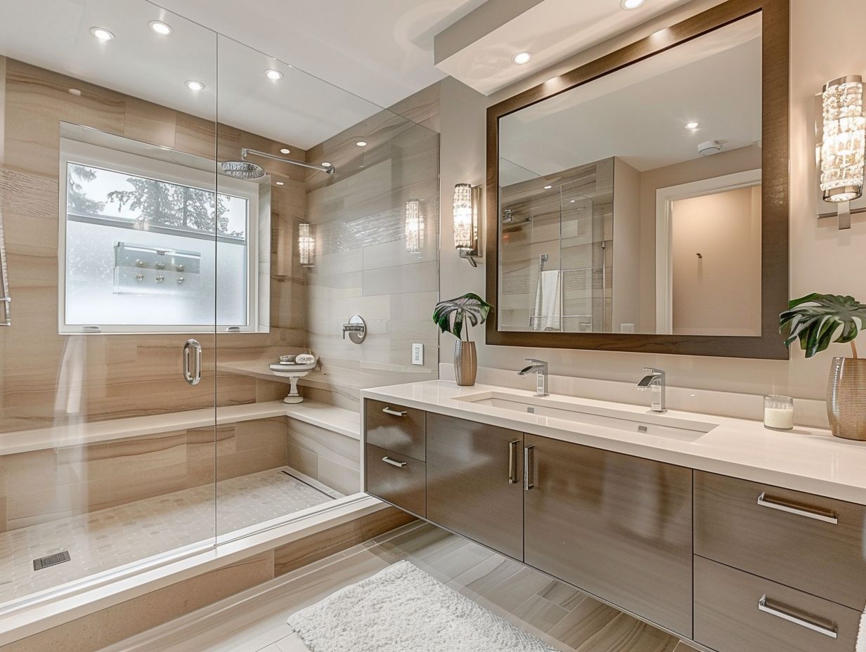 The Impact Of Mirror And Glass Features In Bathroom Design | Palmetto ...