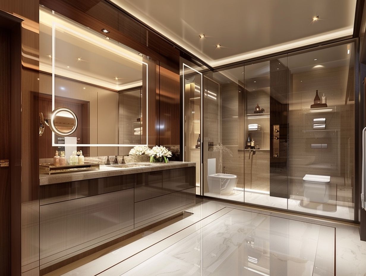 The Impact Of Mirror And Glass Features In Bathroom Design | Palmetto ...