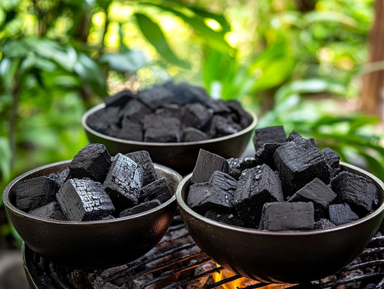 Wat Is Het Verschil Tussen Houtskool En Briketten Voor De Kamado Bbq?