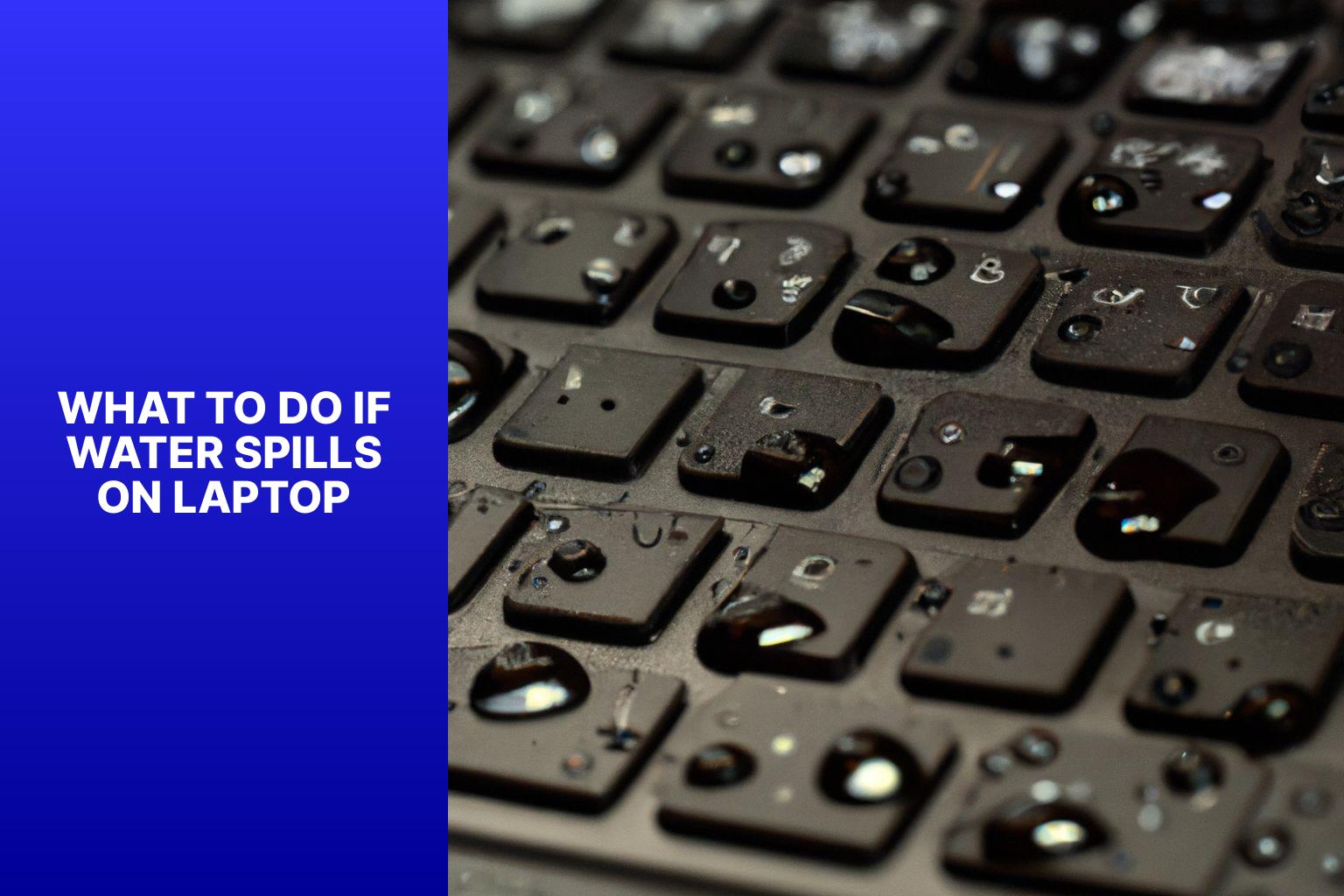 What To Do If Water Spills On Laptop